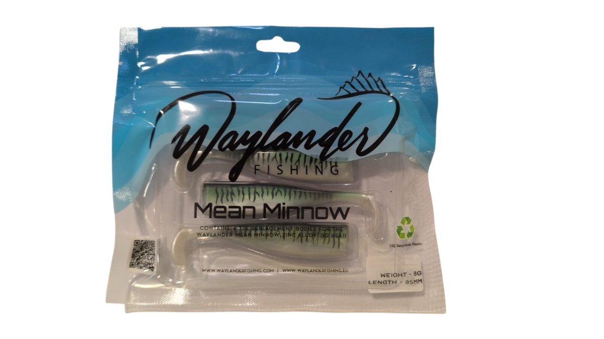 Waylander - Mean Minnow Soft Plastic x4 Bodies – SamsonFishing